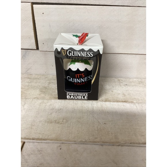 Guinness | Holiday | Guinness Christmas Bauble Black White Its Guinness ...